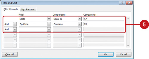 Microsoft Word 2010 Creating Mail Merge Documents Sorting And Filtering Data Sort And