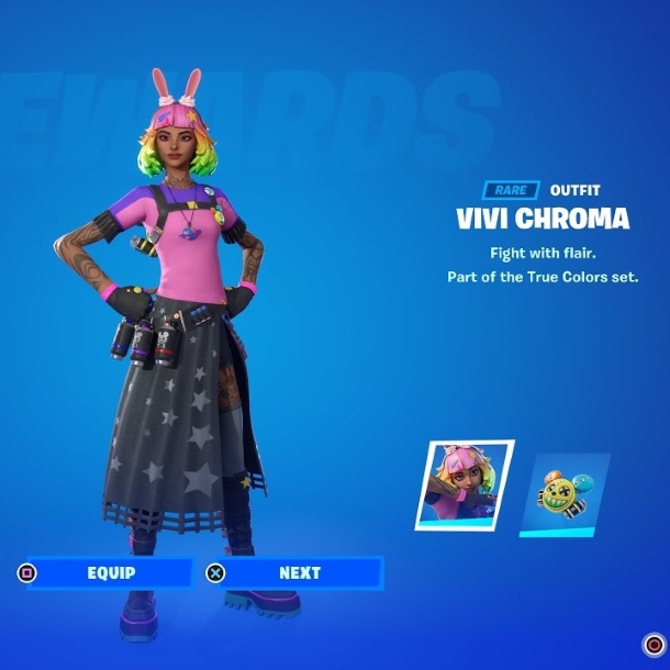 Fortnite Latest Free Skin Viva Chroma Brings Vibrant Colors To The